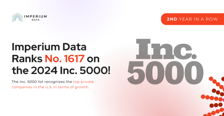 Imperium Data Ranks No. 1617 on the 2024 Inc. 5000
